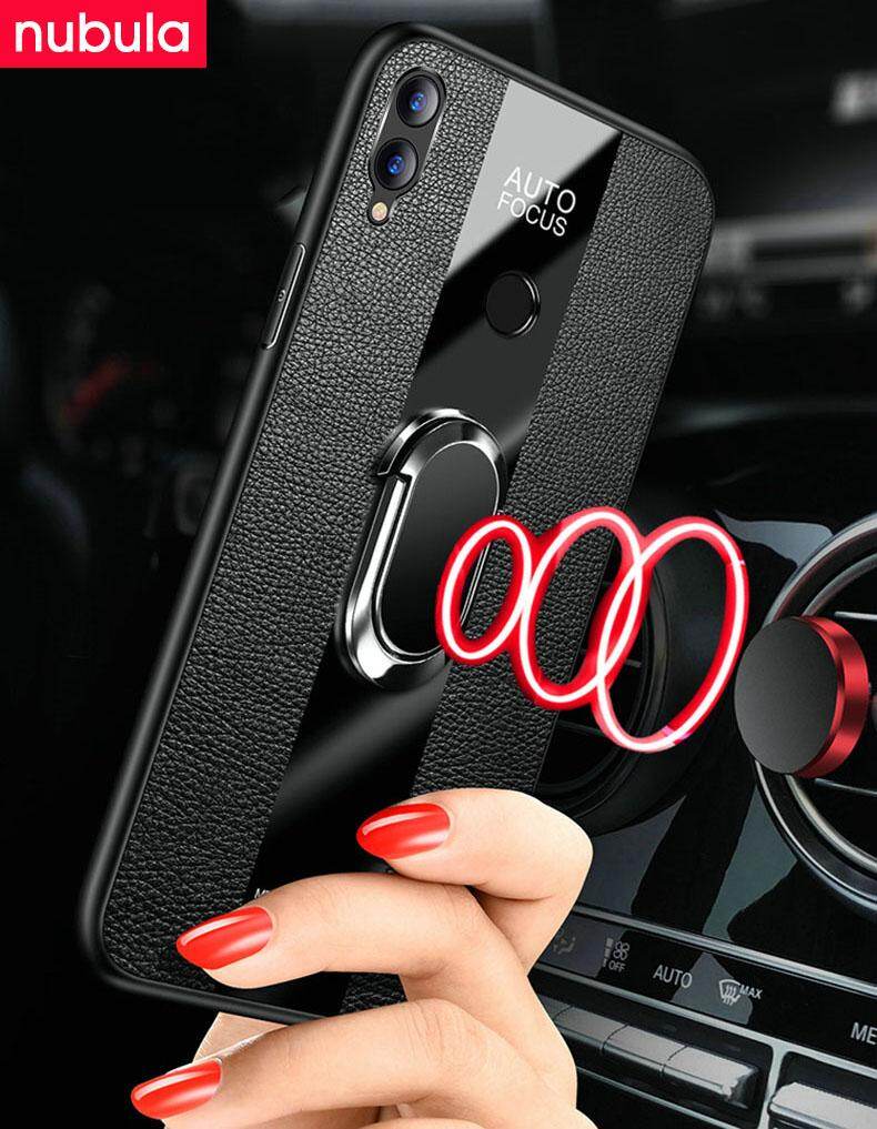 NUBULA untuk Huawei Y Max Casing PU Leather Protective Case Soft Edge ...