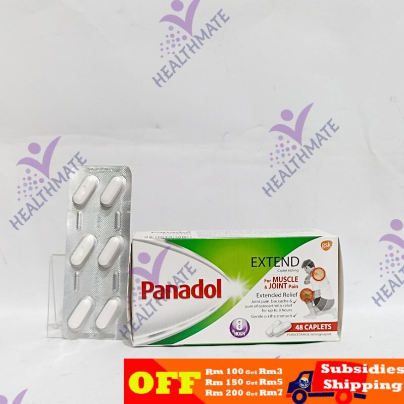 PANADOL EXTEND for Muscle and Joint Pain Relief (6'sX8strips) | Lazada