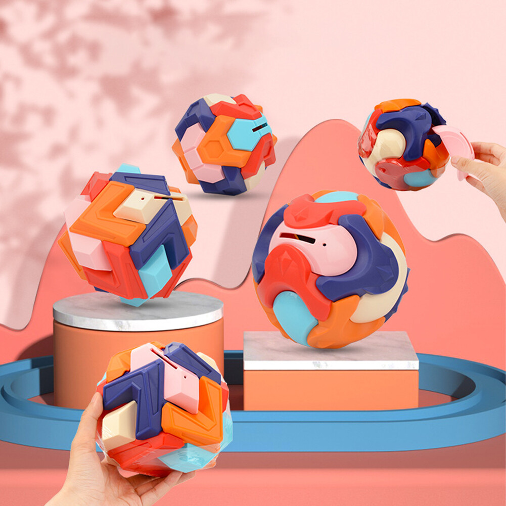 Creative Ball จิ๊กซอว์ของเล่นประกอบ Ball Early Education Deformation ...