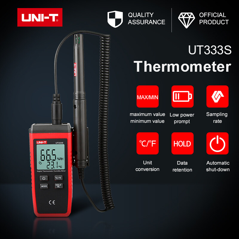 11.11 (คลังสินค้าพร้อม) UT333 UT333BT UT333Sตัววัดอุณหภูมิความชื้นขนาด ...