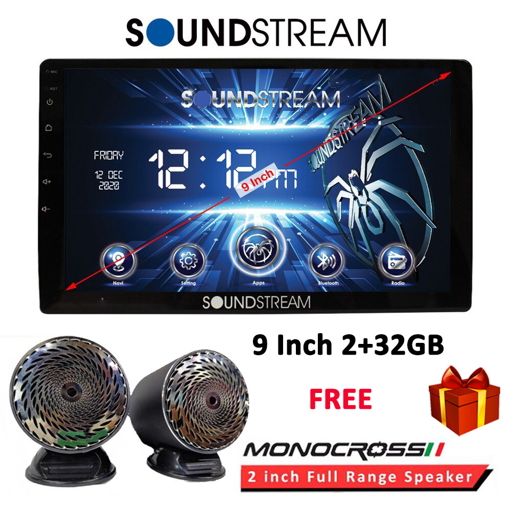 SOUNDSTREAM 9inch 10inch QLED 1280 x 720p HD Android Player - IPS AHD ...