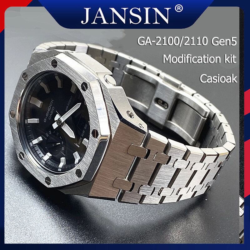 Casioak GA2100 Gen5 นาฬิกา Mod Kit สายโลหรัดสแตนเลสของ เคส Modified สาย ...