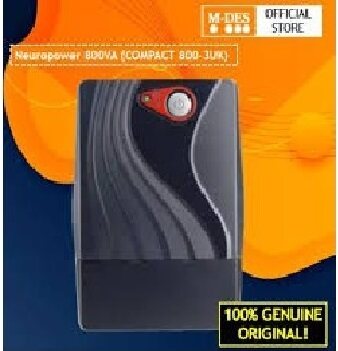 NeuroPower UPS 800VA Compact 800-3UK Backup Battery Build-In AVR Surge ...