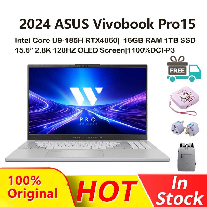 2024 ASUS Vivobook Pro15 Laptop/ASUS Wuwei Laptop/Intel Core U9-185H ...