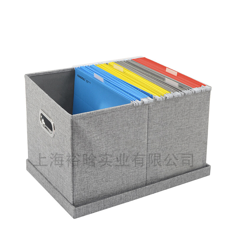 Office hanging labor storage box fabric hanging clip file box A4 ...
