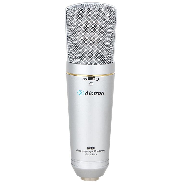 Alctron mc330 มืออาชีพ FET คอนเดนเซอร์ไมโครโฟนสตูดิโอบันทึกไมค์กับช็อกเ ...