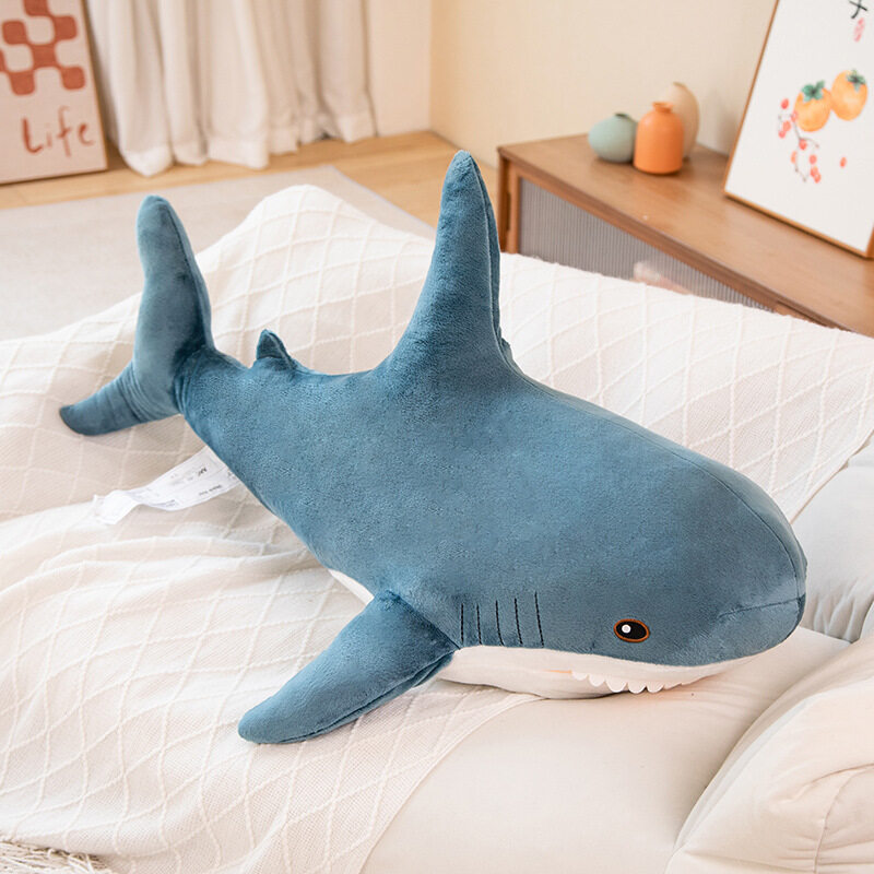 YIHAO Kawaii Soft Toy Shark 100cm Soft Toy Shark for Long Bolster ...