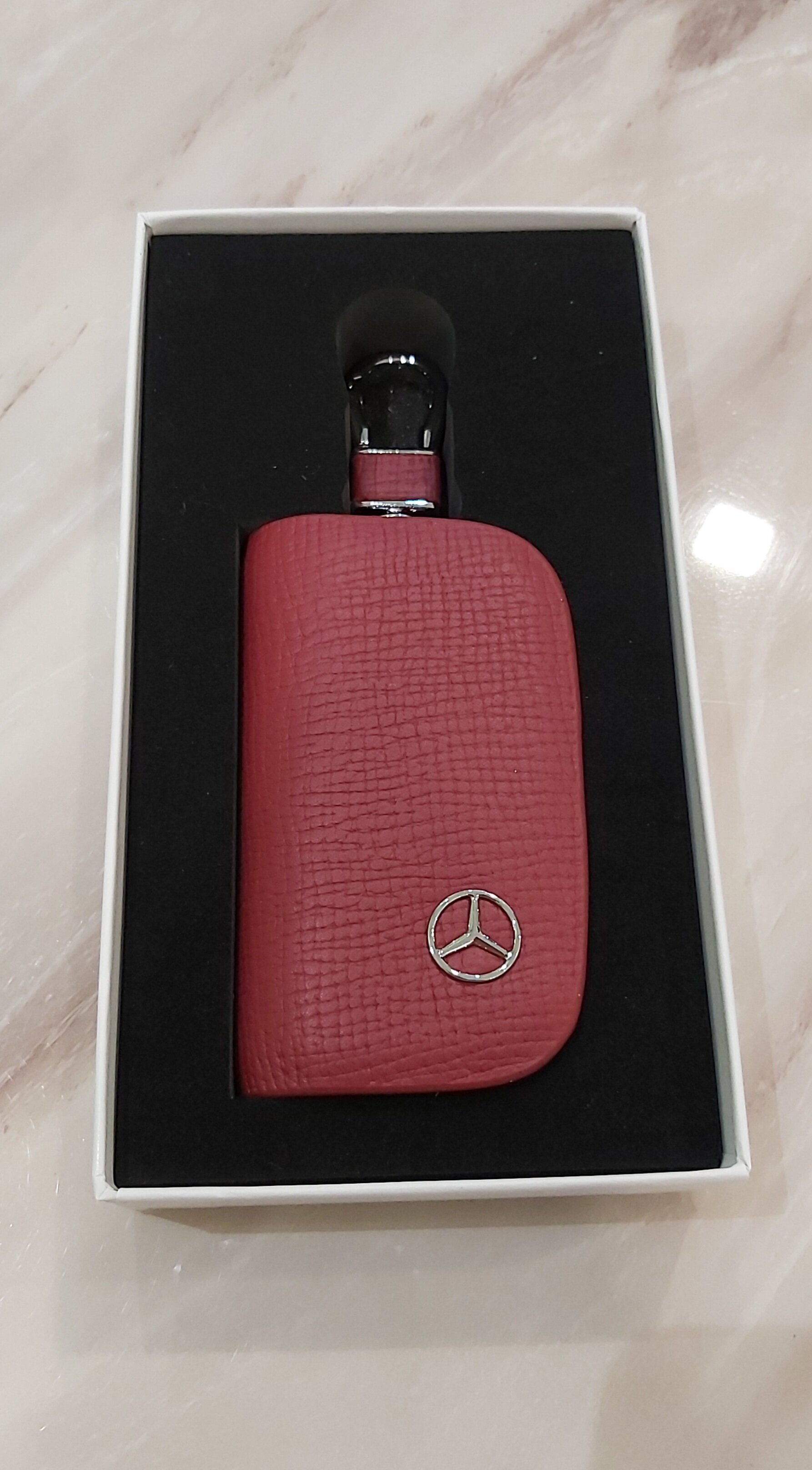 MERCEDES PREMIUM LEATHER KEY POUCH CASING | Lazada