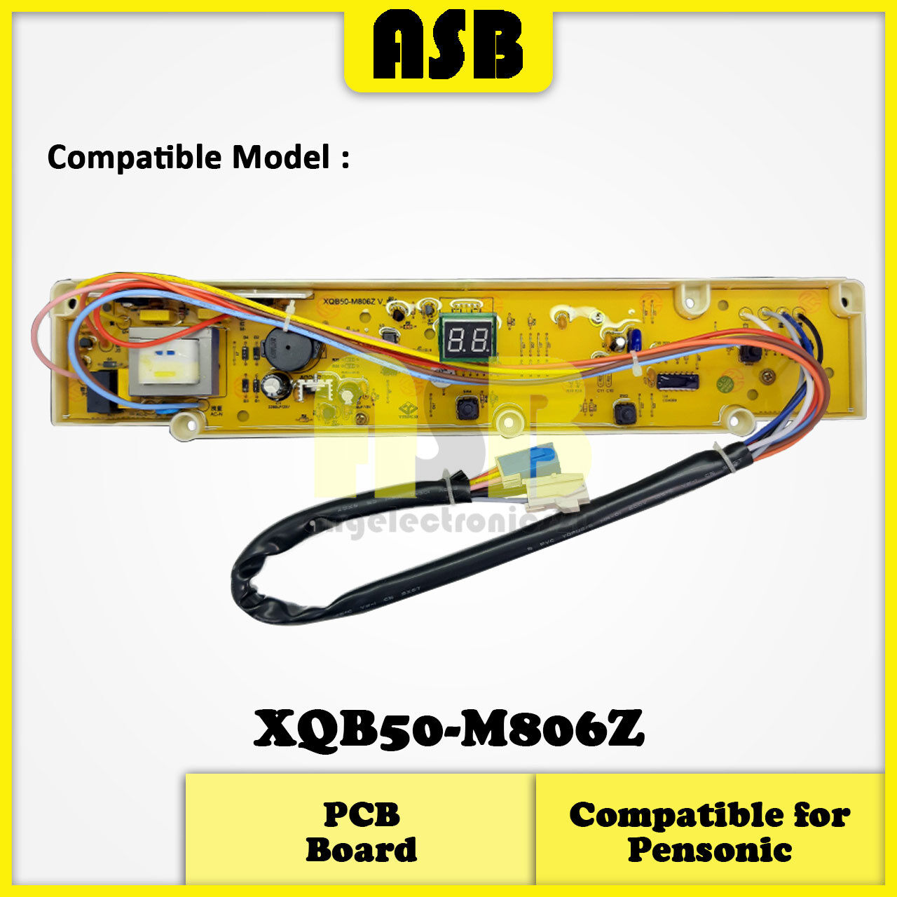 (1pc) ( Compatible : PENSONIC ) Washing Machine PCB Board / Papan Litar ...