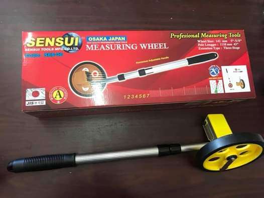 SENSUI Adjustable Distance Measuring Wheel 6" /8"/12" Roller Counter ...