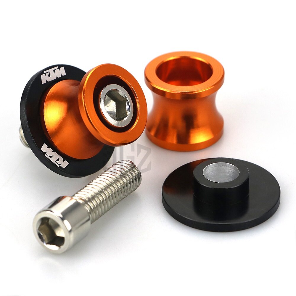 M10*1.25 Motorcycle CNC Aluminum Swingarm Spools Slider Stand Screws ...