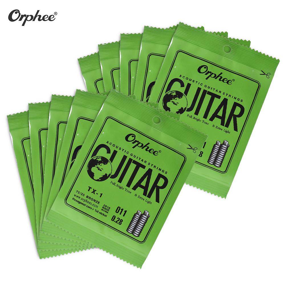 Orphee TX-1 Single String Replacement for Acoustic Folk Guitar 1st E ...