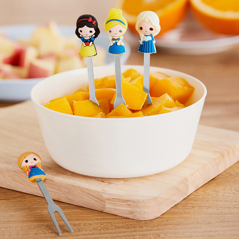 [Buy 3 get 5%]6pcs/Set Cute Cartoon Princess Stainless Steel Dessert ...