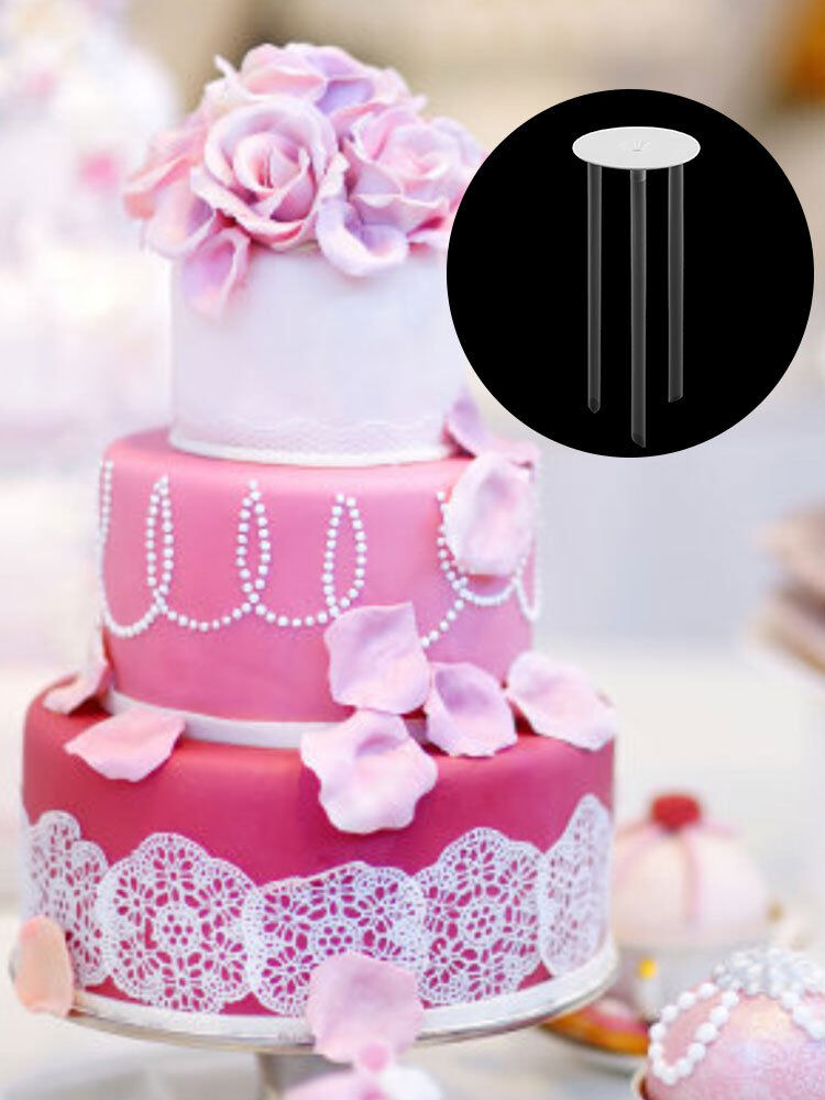 4/6/8/10 Inch Multilayer Cake Stand Hanging Mat Support Round Frame Dessert Stand Separator ...