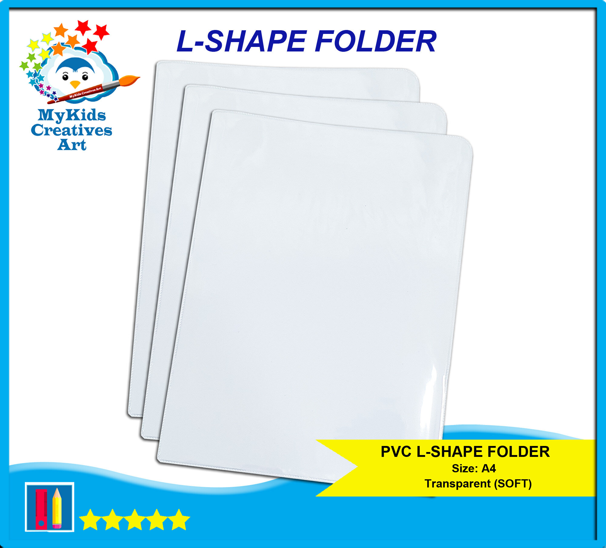 PVC L-SHAPE FOLDER (A4 SIZE) | Lazada