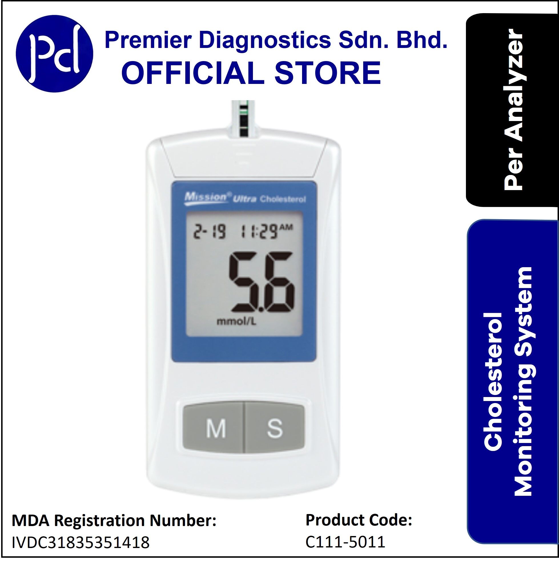 Mission Ultra Cholesterol Monitoring System | Lazada