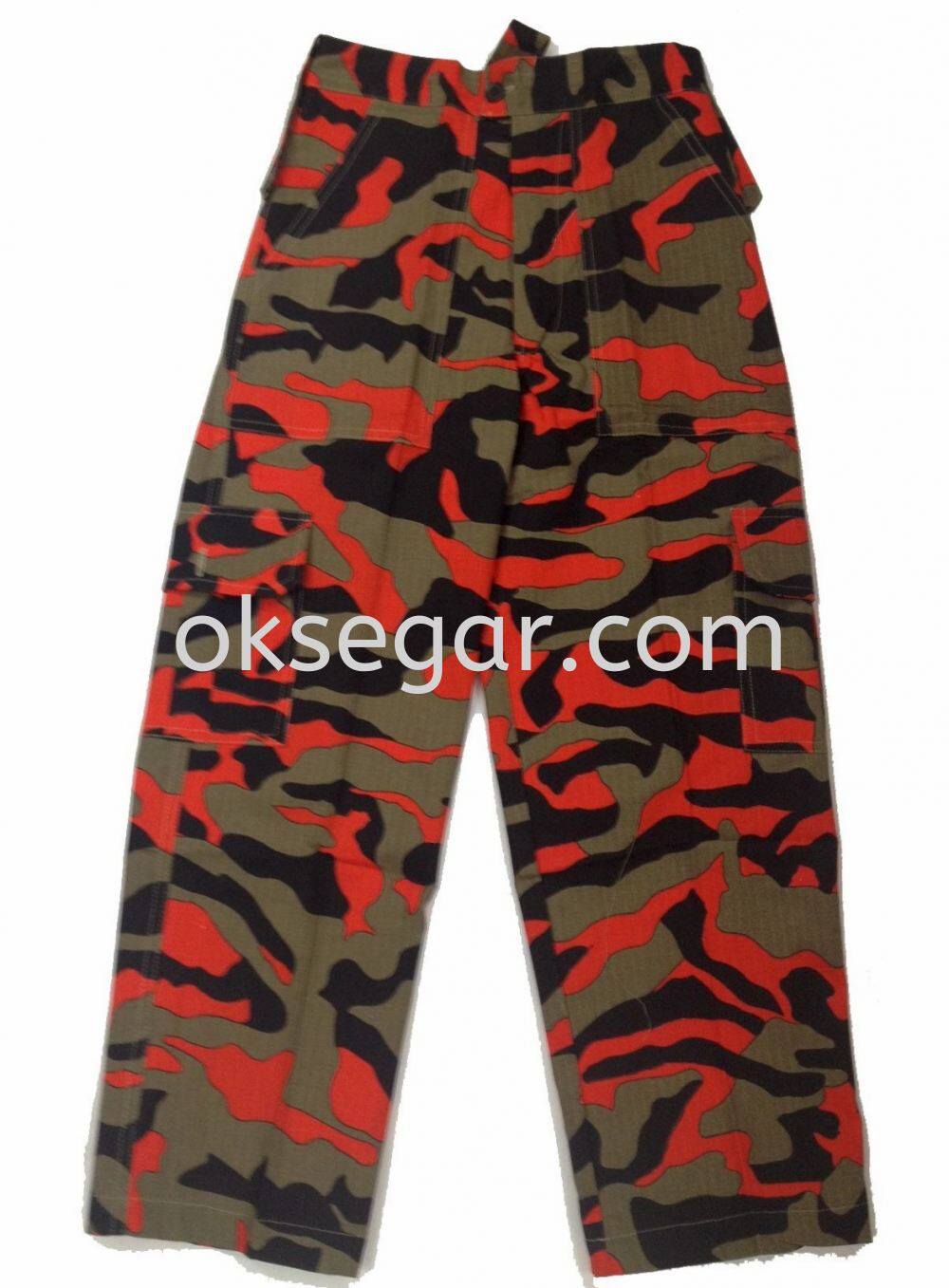 Kadet Bomba Long Pants Celoreng Uniform Kokurikulum Sekolah Seluar Kadet Bomba Lazada