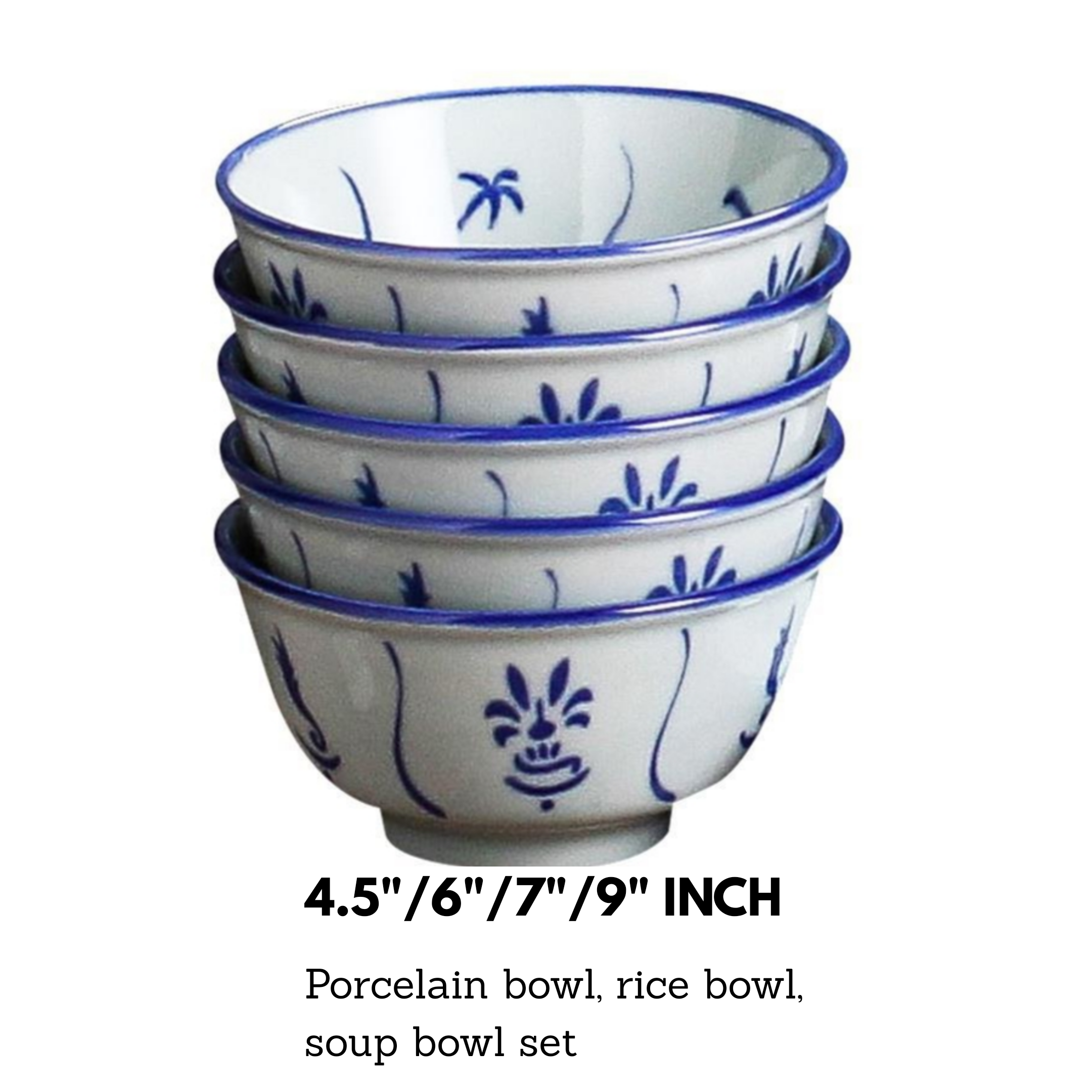 Chinese Porcelain Rice Soup Bowl 4.5 - munimoro.gob.pe