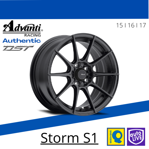Advanti DST Storm S1 (Matt Black) | Lazada