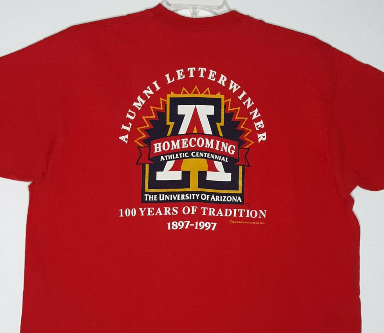 University Of แอริโซนาเสื้อยืด Mens XXL 1996 Alumni Letterwinner ...