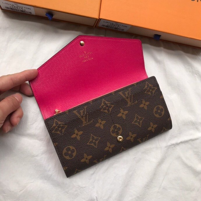 [Brand packaging] 2021G high-end leather wallet ladies long coin purse ...