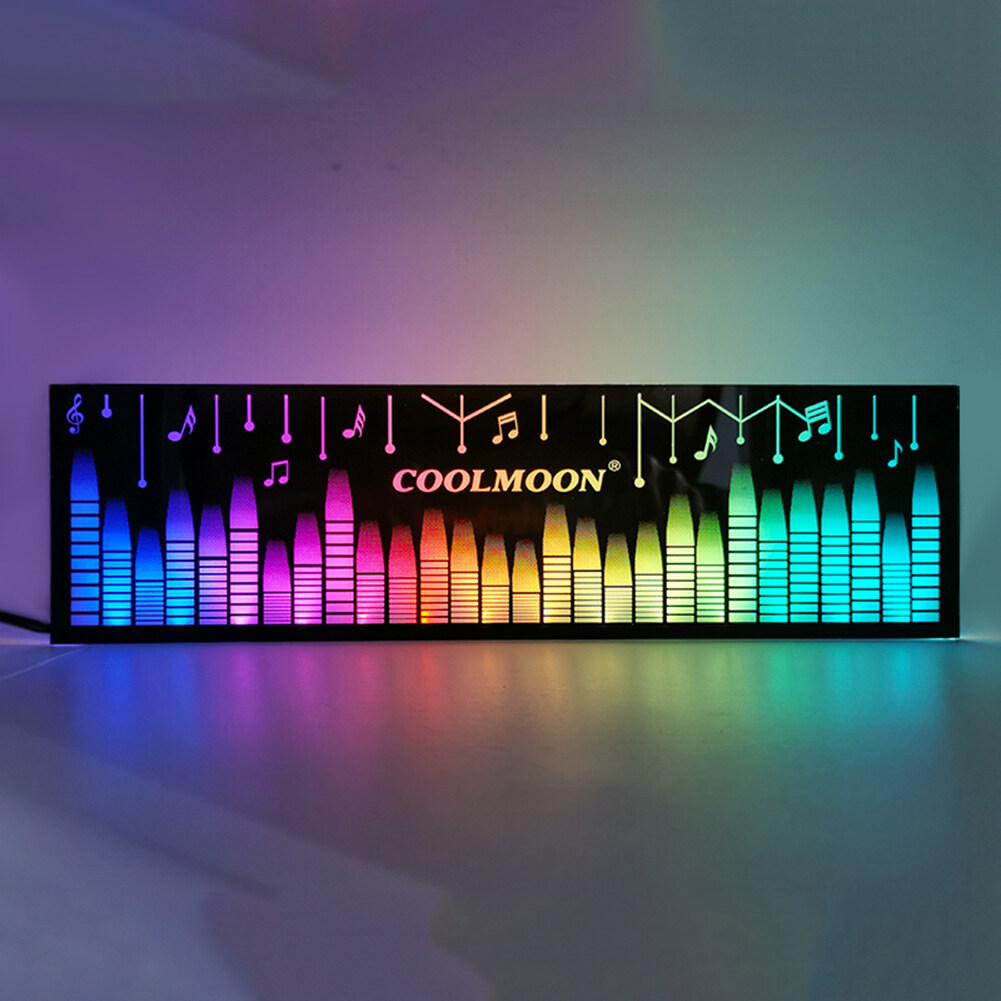 COOLMOON RGB Light Board PC Case Power Box Small 4 Pin Lighting Side ...