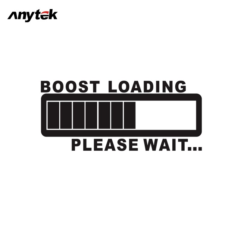 ANYTEK สติกเกอติดรถสติ๊กเกอร์ติดท้ายรถยนต์ สติ๊กเกอร์ BOOST LOADING ...