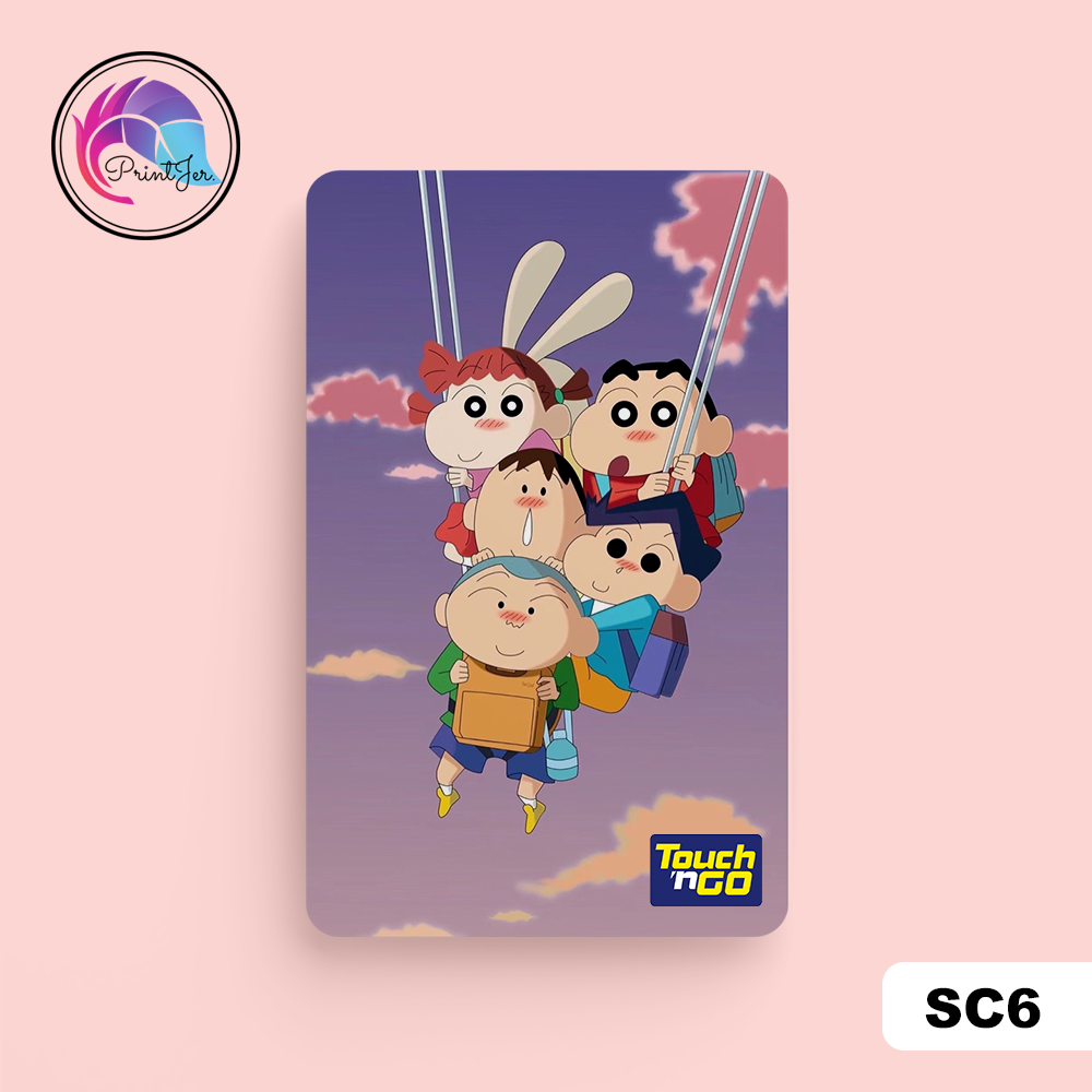 SHIN CHAN ( SERIES 1 ) - Touch n Go Card Sticker Cover (Waterproof, High Quality) ,TNG CARD ...