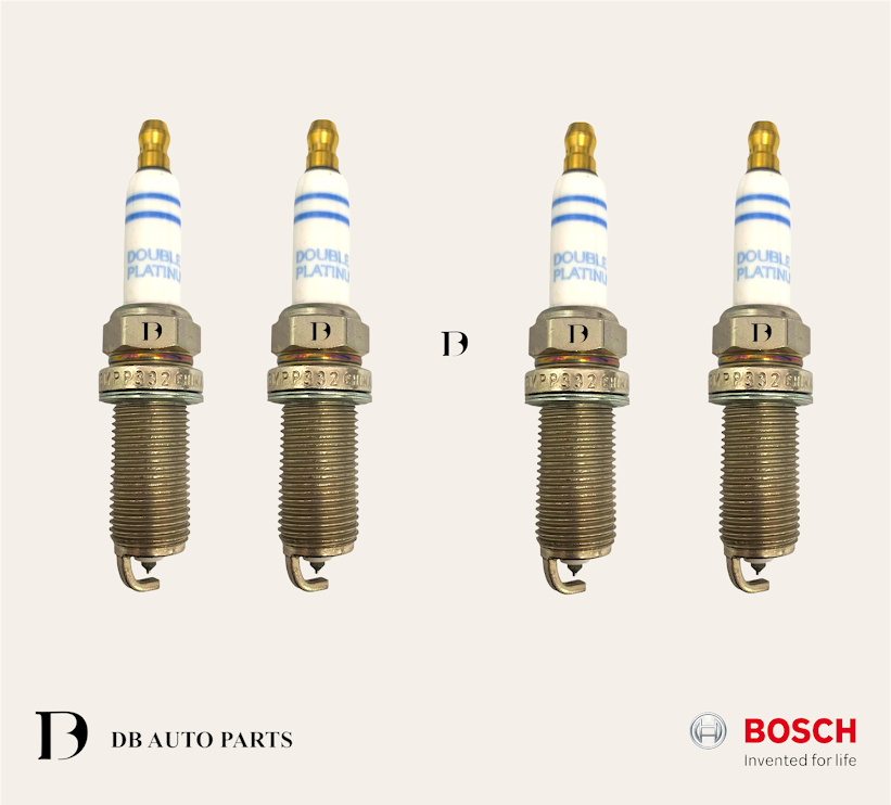 BOSCH MERCEDES BENZ M271 SPARK PLUG SET / 4 PCS (0242240619)(FR6MPP332 ...