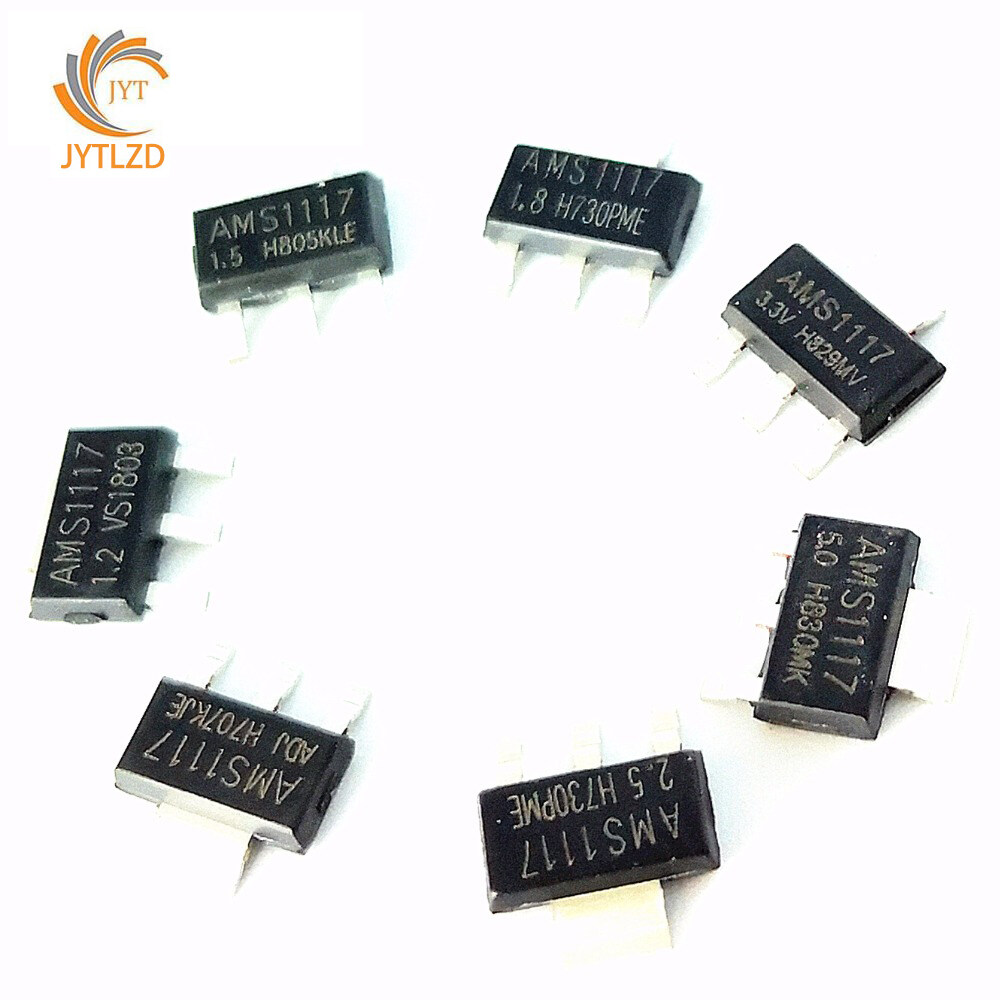 70Pcs ชุดแรงดันไฟฟ้า Regulator ชุด AMS1117 1.2V/1.5V/1.8V/2.5V/3.3V/5.0V/ADJ Lm1117 AMS1117-1.2 ...