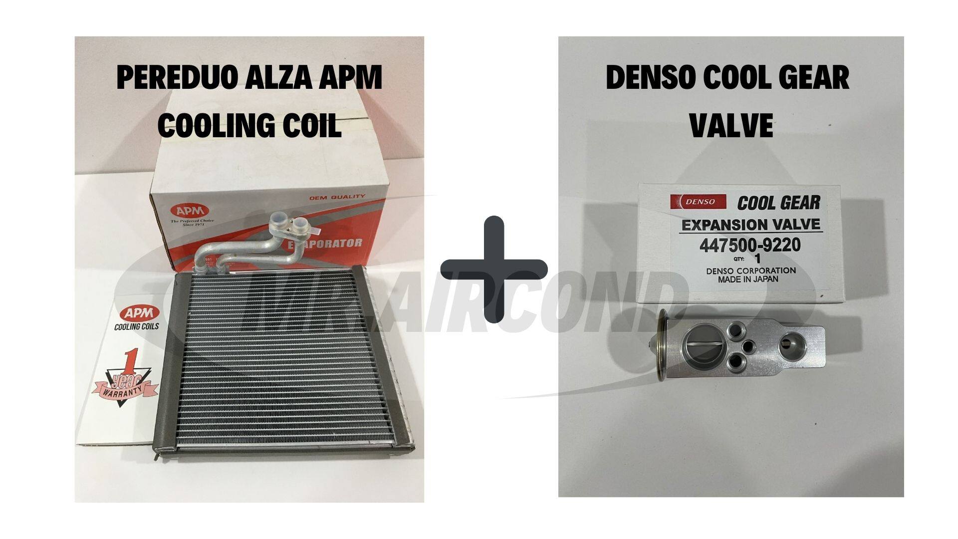 PERODUA ALZA / PERODUA MYVI LAGI BEST APM COOLING COIL WITH ORIGINAL ...