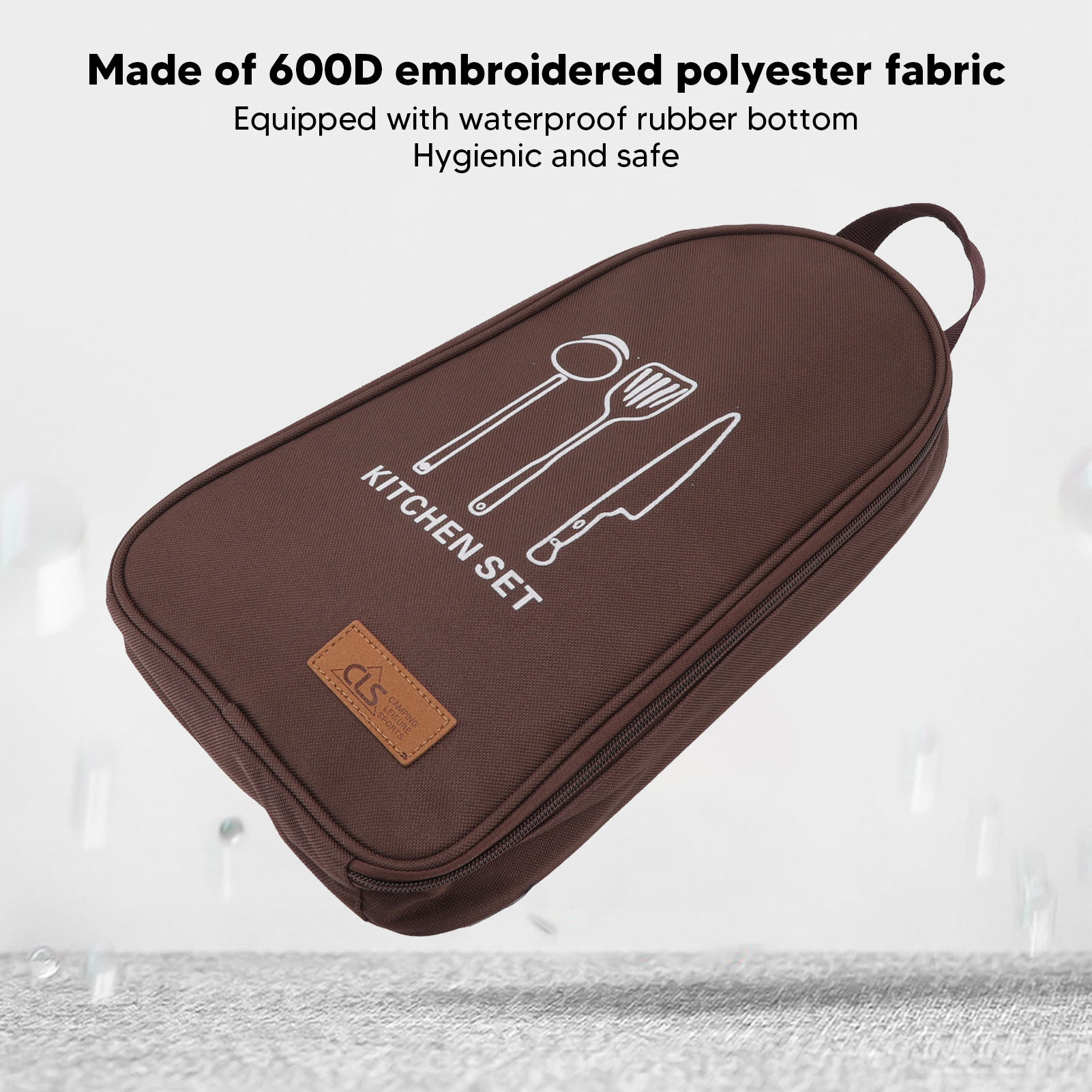 Outdoor Cooking Utensils Bag, Camping Utensil Organizer Bag Polyester ...