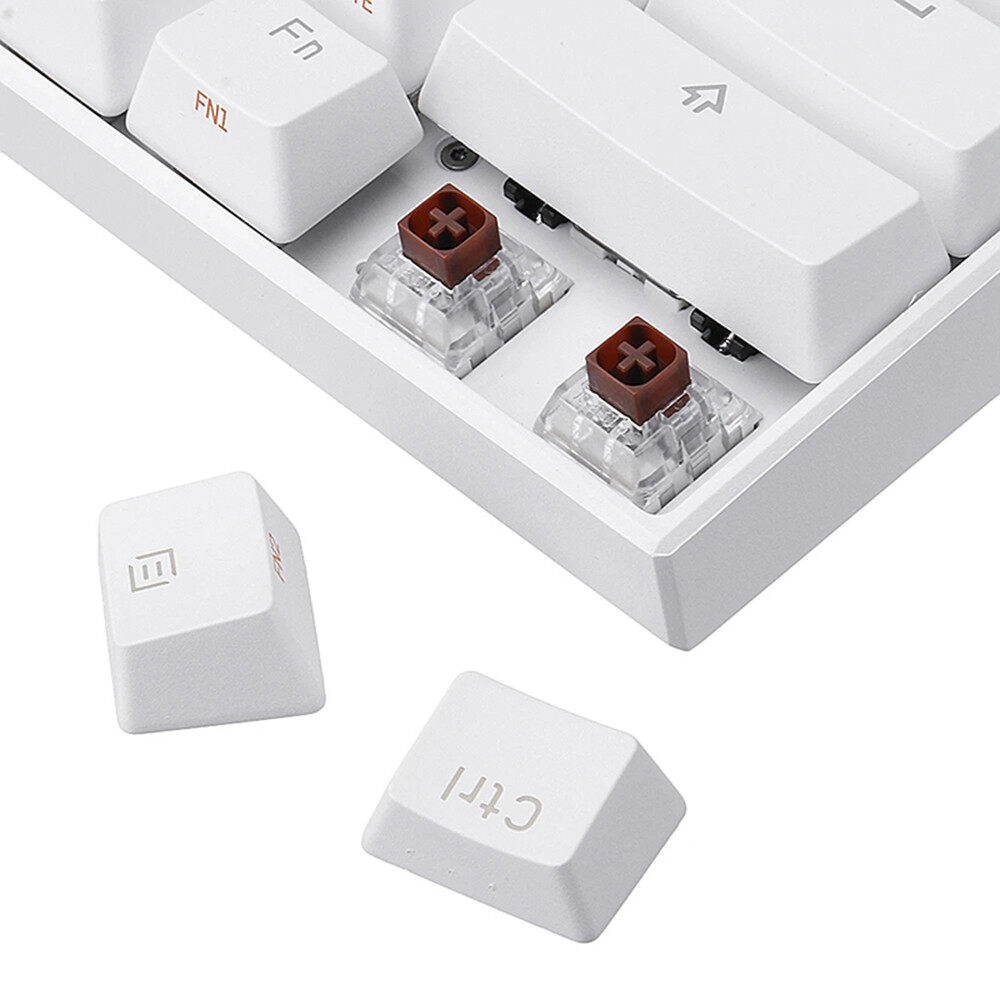 Anne Pro2 Mini แบบพกพาคีย์บอร์ดแบบกลไก60 ไร้สายบลูทูธ Mx RGB 61 Key ...