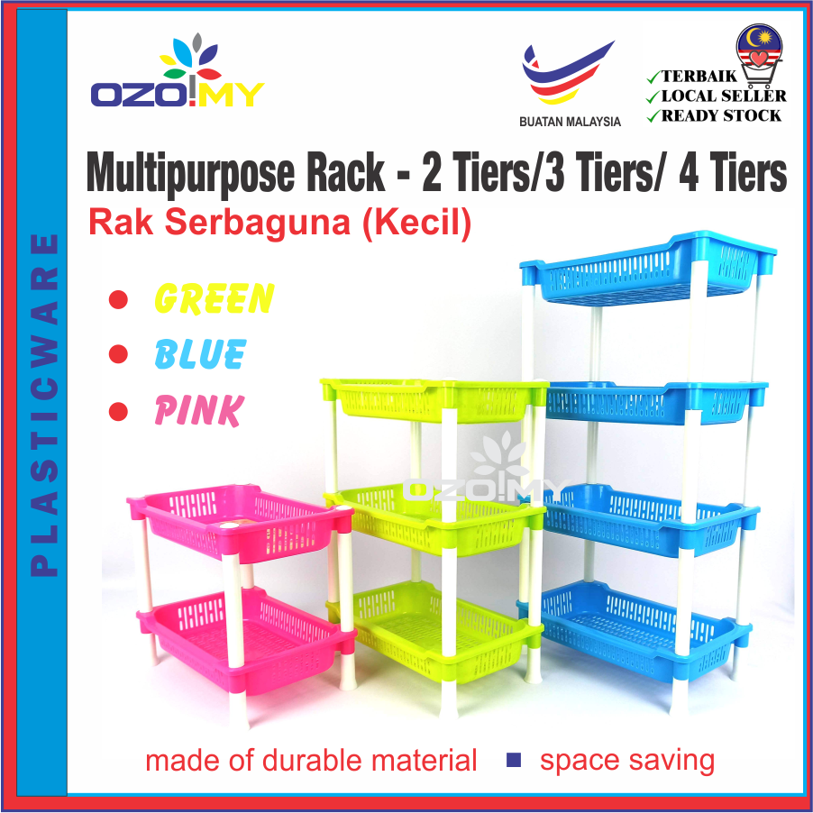 Multipurpose Rack, Small Rack, Rak Serbaguna Kecil - 2 Tiers / 3 Tiers ...