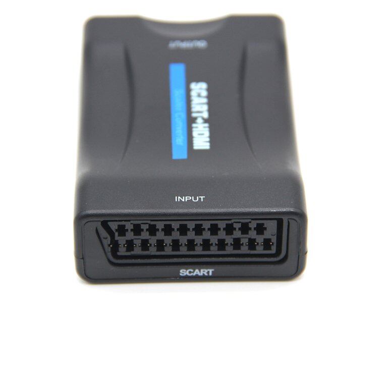OH Scart To Hdmi 1080P Audio Converter Scaler Box And Usb Cable Hdtv Hd ...