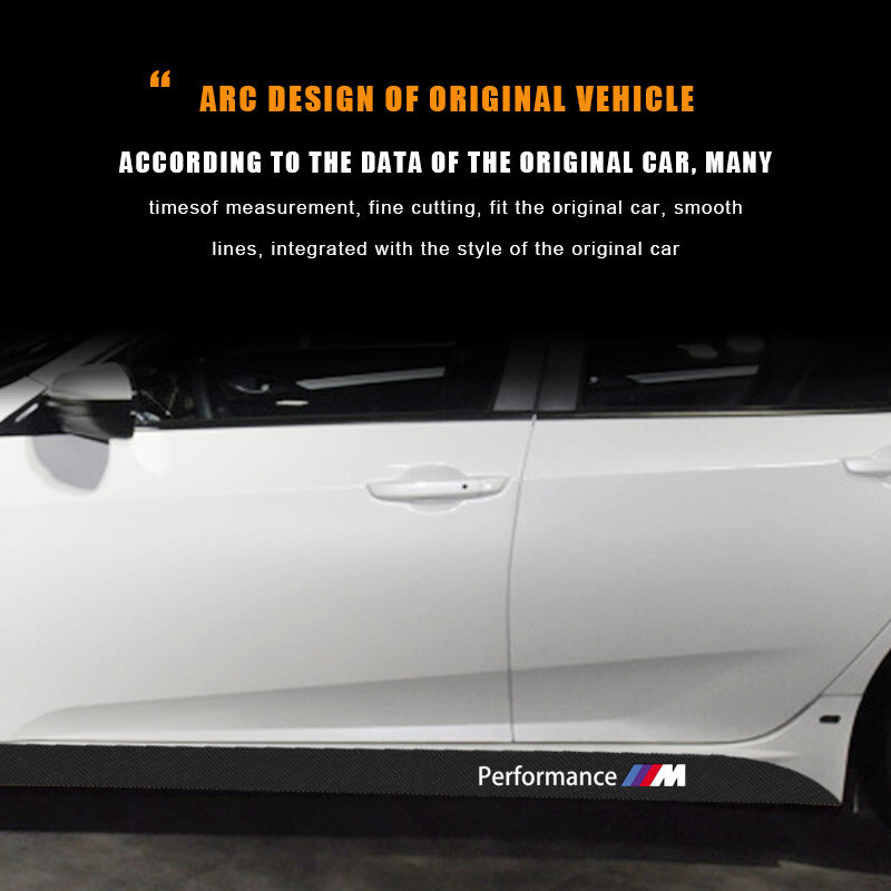 สติกเกอร์ลายขวางประตูรถ,รูปลอกไวนิลสำหรับ Bmw M M4 Power F20 F30 G20 ...