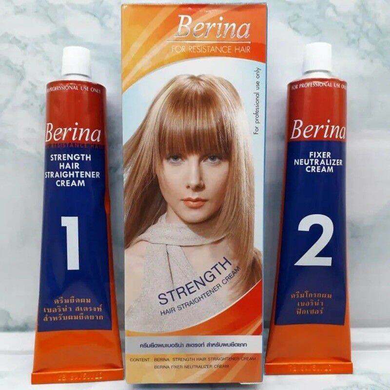 Berina Hair Straightener Cream 100% Original from Thailand | Lazada