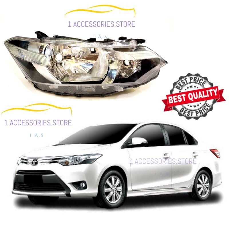 Toyota Vios 2013 NCP150 Head Lamp Lampu Depan/Lampu Besar (J/E SPEC) NO ...