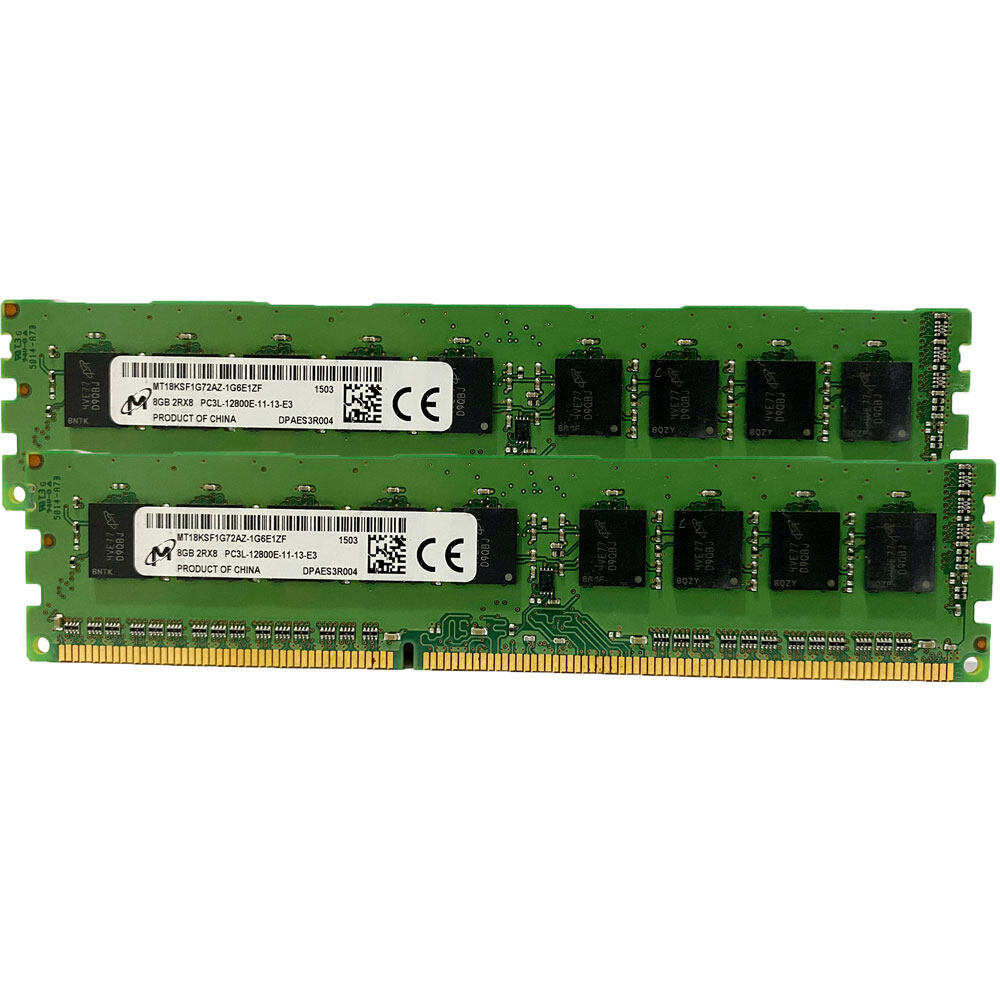 ไมครอน DDR3L Memory Ram 16GB (2X8 GB) ชุดสำหรับ Workstation ECC ...