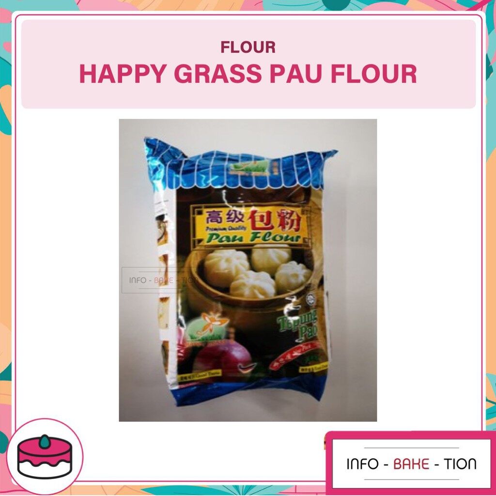 Happy Grass Pau Flour/ Tepung Pau 650g | Lazada