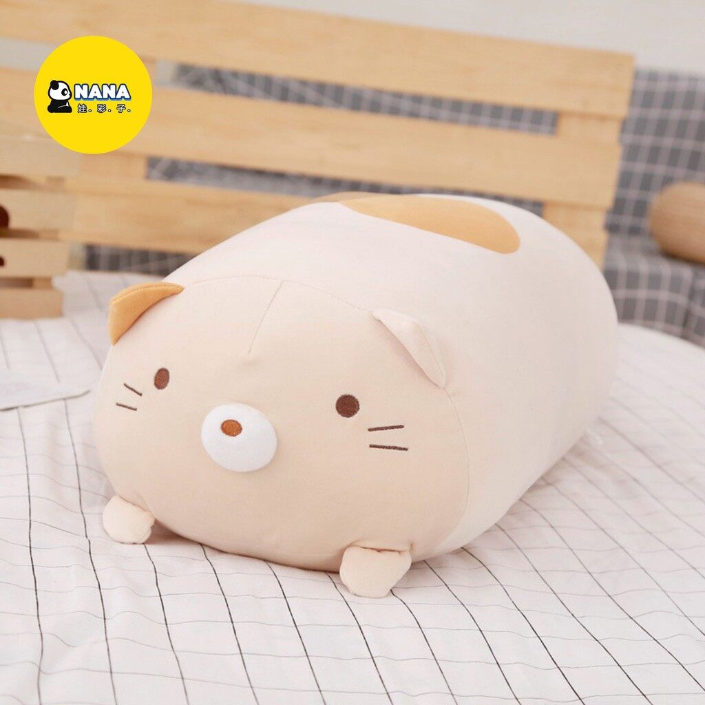 60cm Kawaii Polar Bear Plushie Cat Pillow Sumikko Penguin Bolster ...