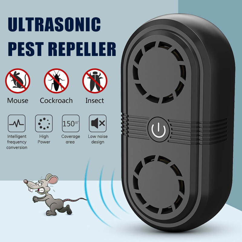 Insect Killers Electronic Ultrasonic Pest Repeller Control Mouse Killer ...