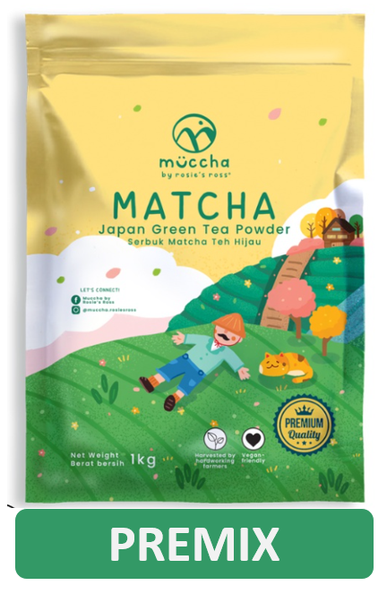 Premium Matcha Powder Premix 1KG(Halal certified) | Lazada