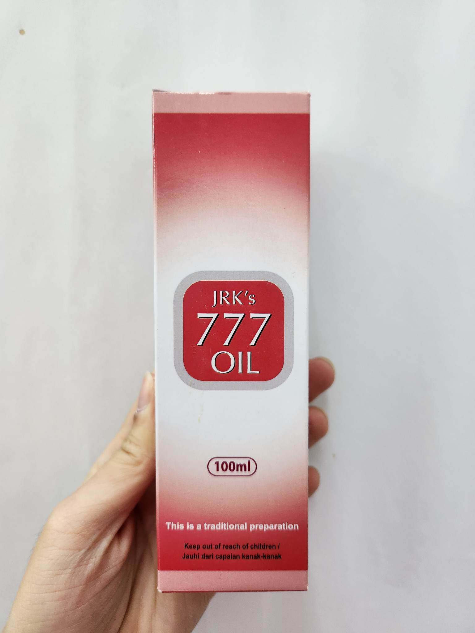 Dr. JRK's 777 Oil 100ml- Proprietary Siddha Medicine | Lazada
