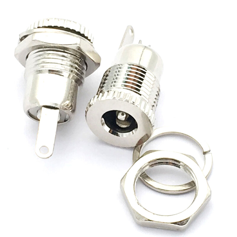 YYDS Shop????10ชิ้นโลหะ5.5X2.1มม. DC Power หญิงแจ็คแผง Mount Socket Connector - YYDS Shop ...