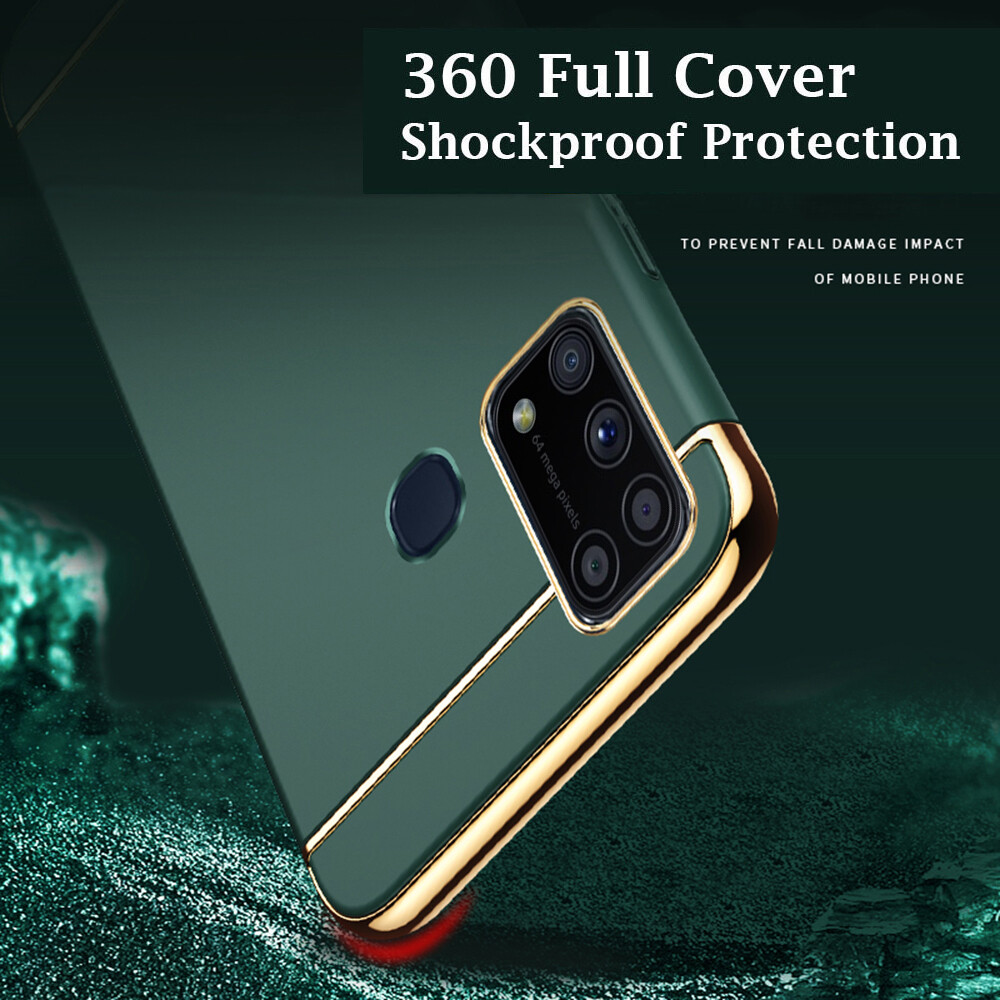 For Samsung Galaxy M31 Phone Case Fashion 3 in 1 Removable 360 Full ...