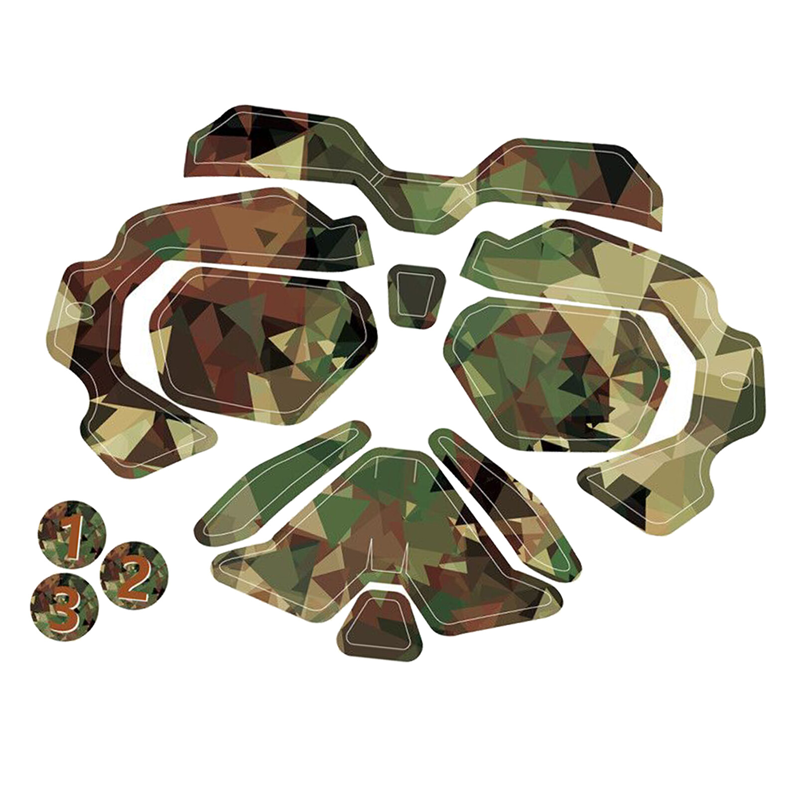 Dolity PVC Color Decal Skin Sticker Decoration for DJI FPV Goggles V2 ...