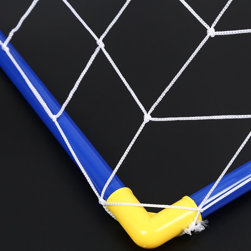 Indoor Mini Folding Football Soccer Ball Goal Post Net Set+Pump Kids ...