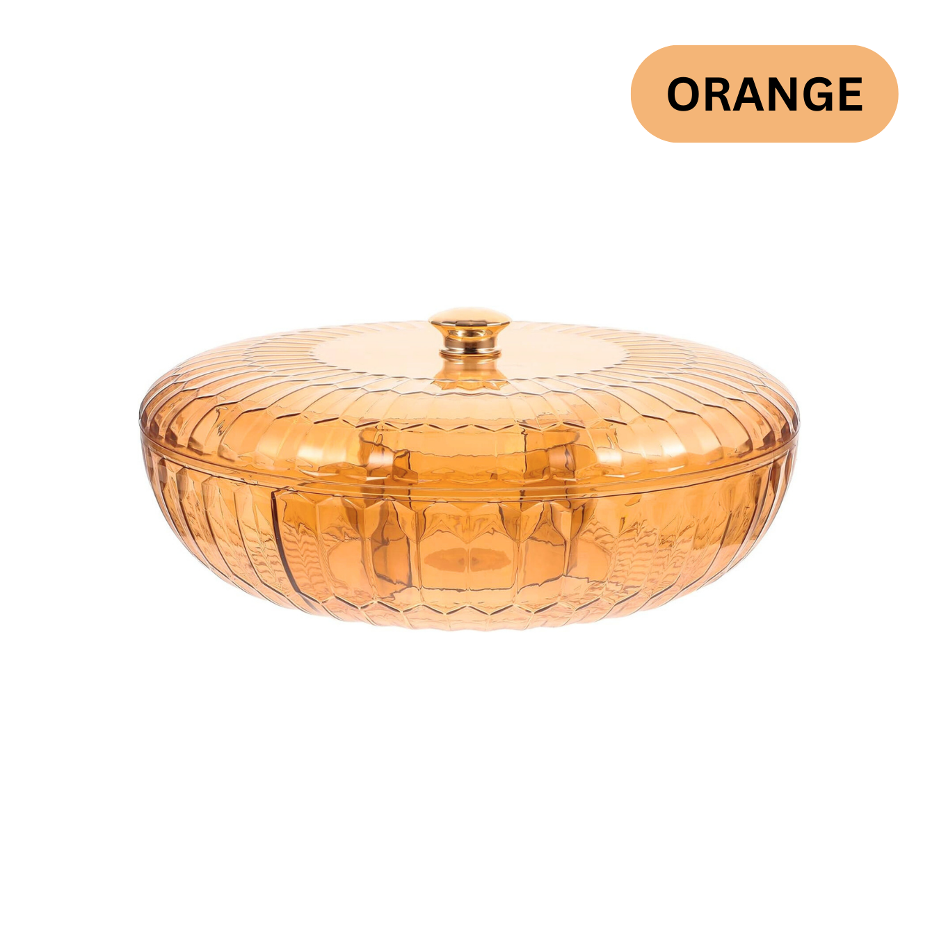 Z-Gadget⚡ 5 in 1 Snack Food Storage Bekas Kuih Raya Crystal Bowl With 5 ...