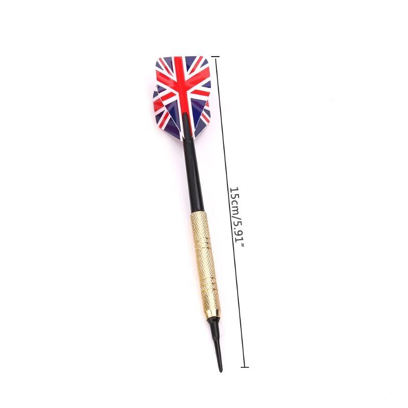 Darts12pcs Professional Soft Tip Darts With 36pcs Extra Tips Plastic ...